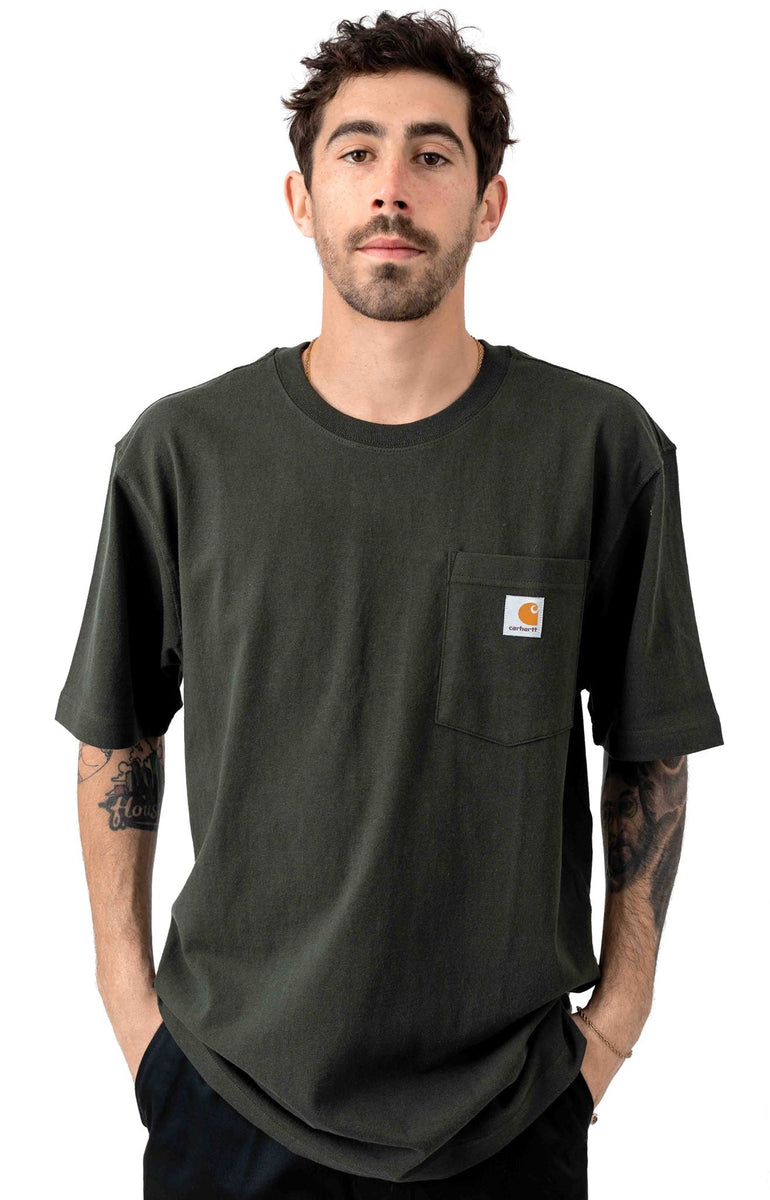 Carhartt K87 Workwear Pocket T-Shirt (Peat - 306)(Loose fit) – Trilogy ...
