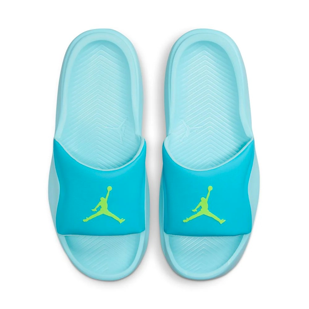 Women's / GS Air Jordan Franchise Slides (Chlorine Blue/Electric Green ...