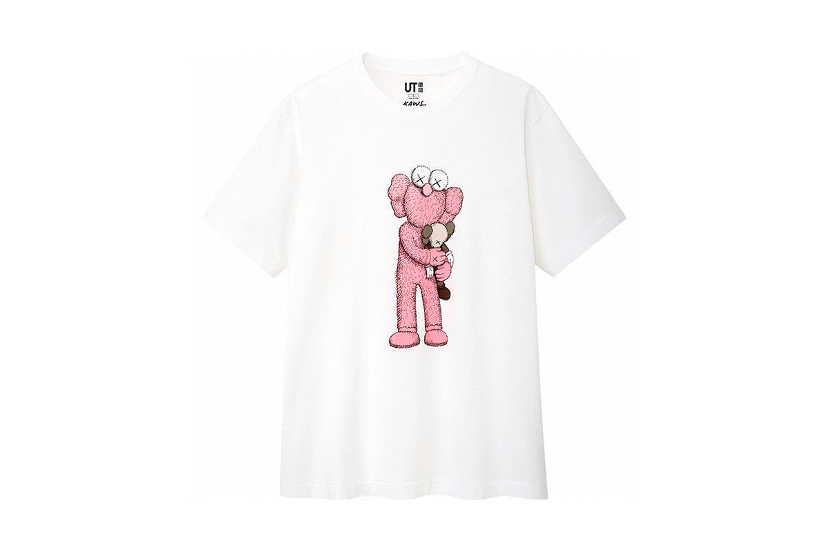 KAWS x Uniqlo Pink BFF Tee (White) – Trilogy Merch PH