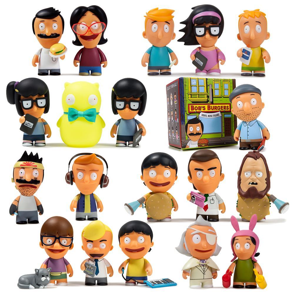 Kidrobot x Bob's Burger: Blind box 3-inch Vinyl Mini Figures – Trilogy ...
